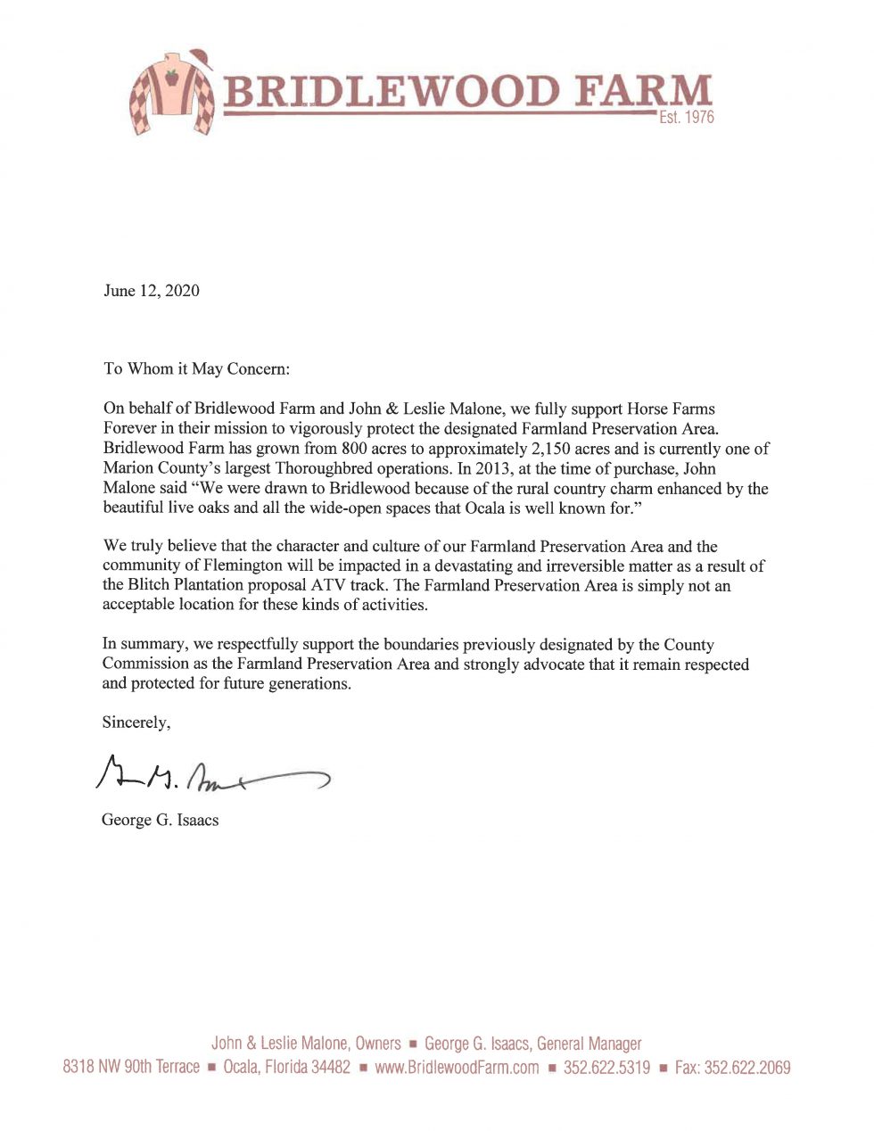 Overwhelming Grassroots Support for the Farmland Preservation Area ...