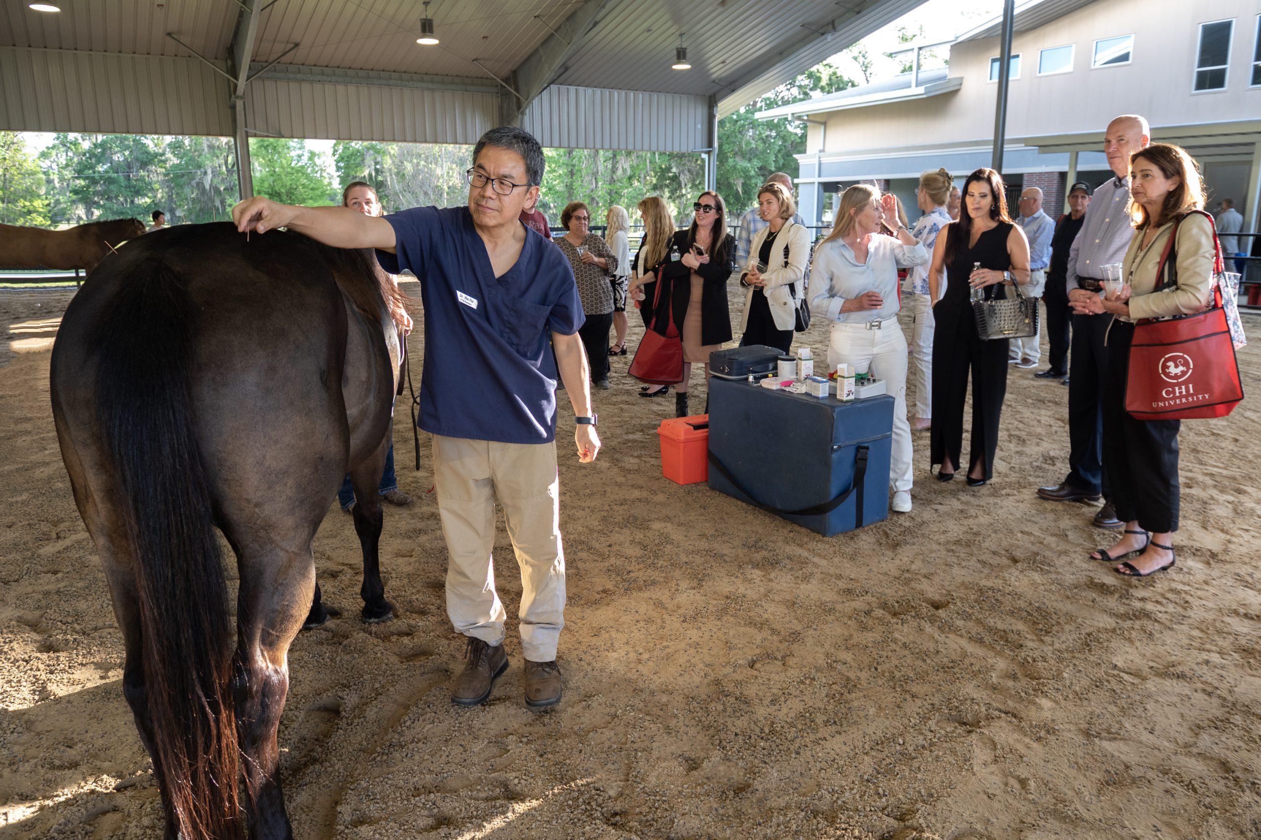 Inspiring Behind the Gate Event at Chi University - Horse Farms Forever